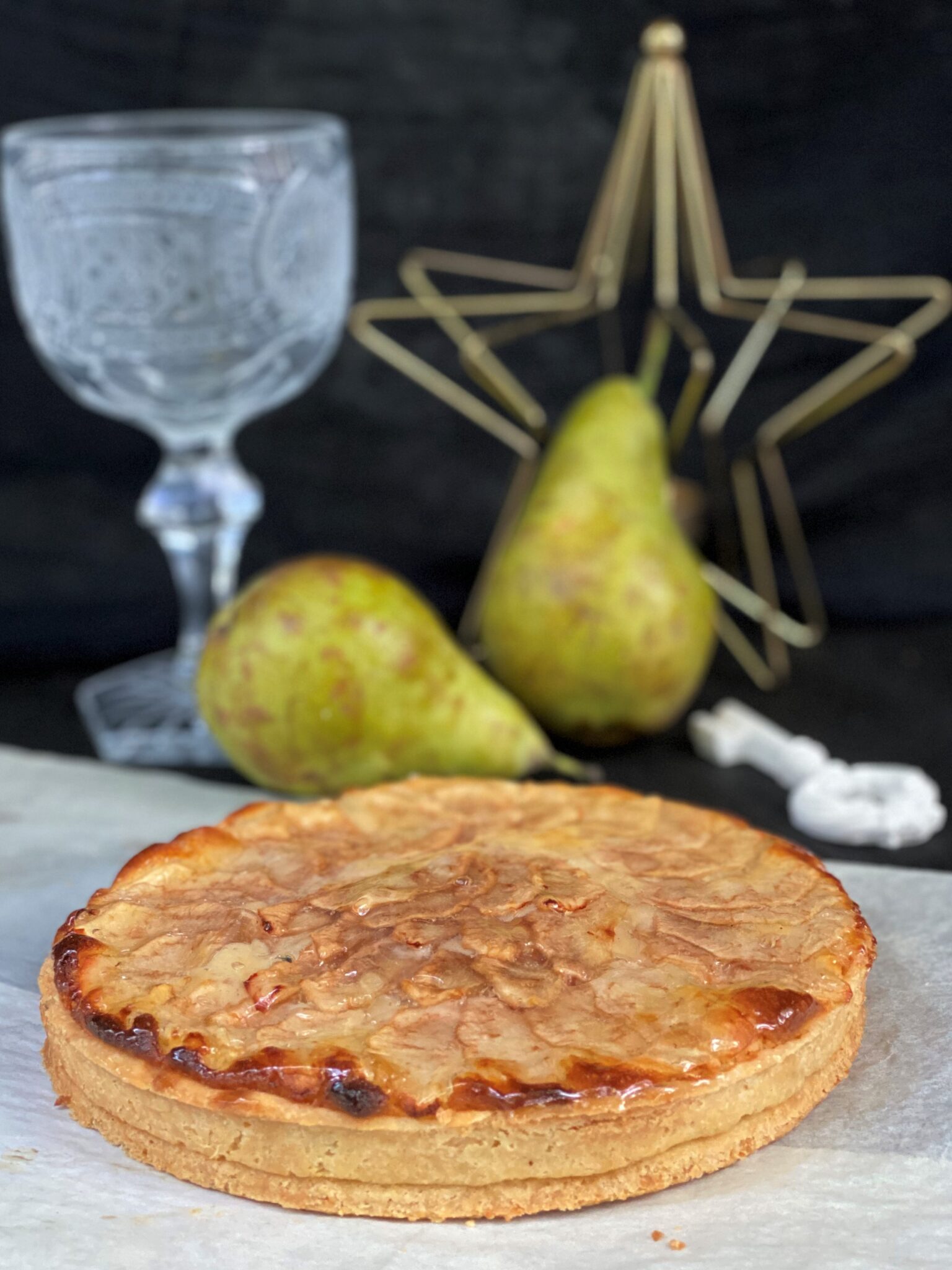 [:es]Tarta francesa de almendras y peras[:en]French almond and pear ...